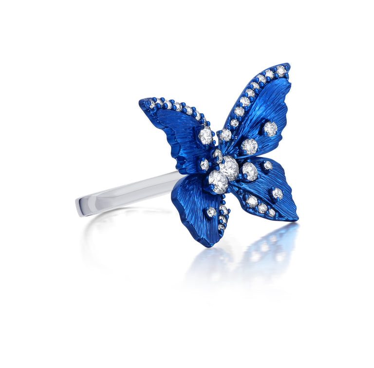 Blue Morpho Ring – Graziela