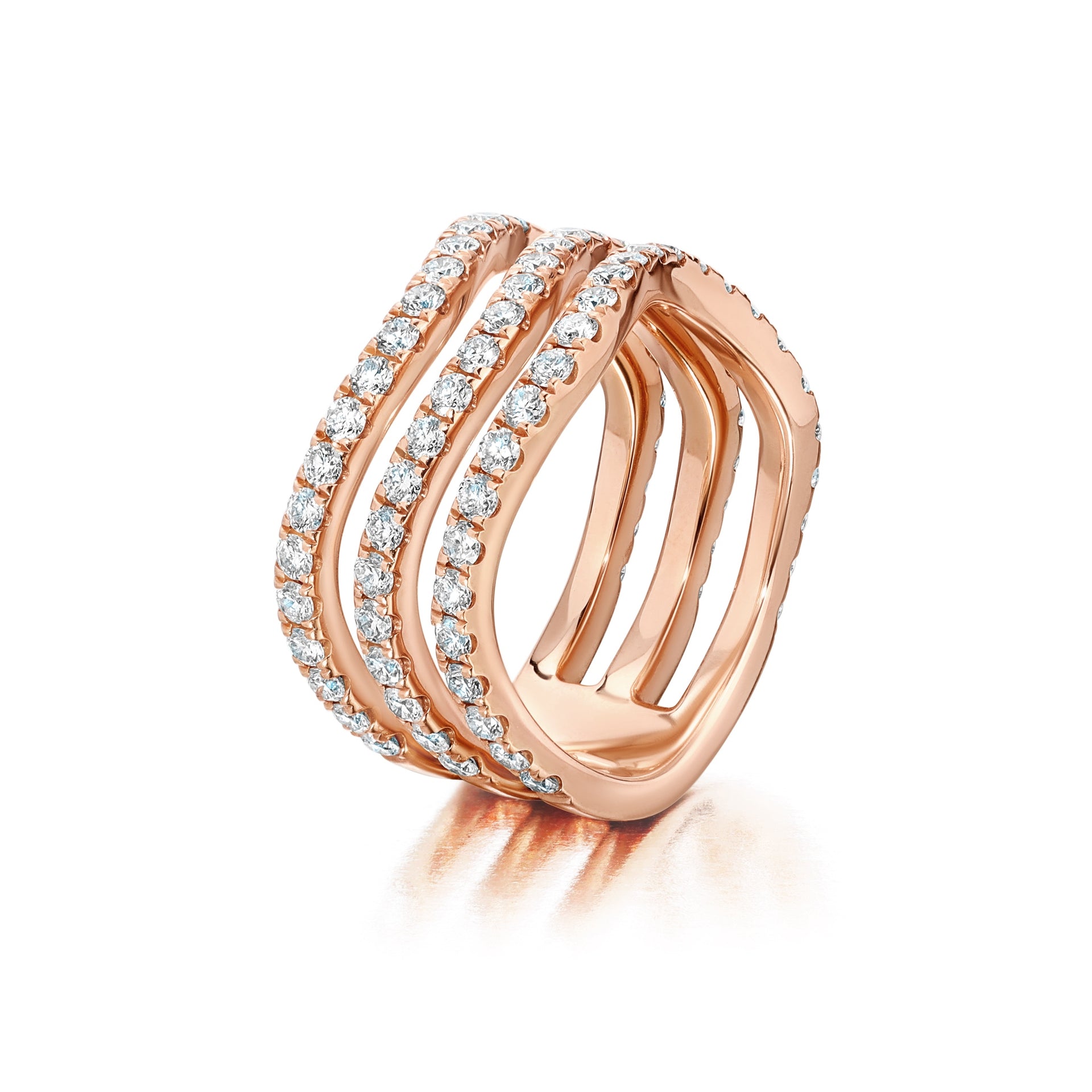 Rio Diamond Triple Band Ring – Graziela