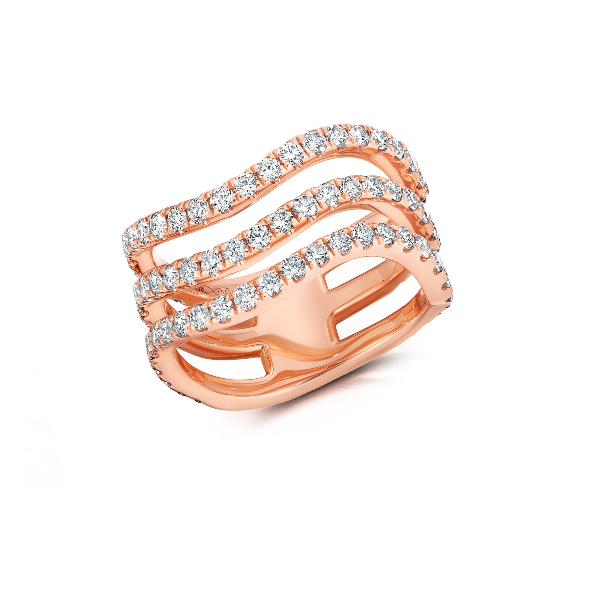 Rio Diamond Triple Band Ring – Graziela