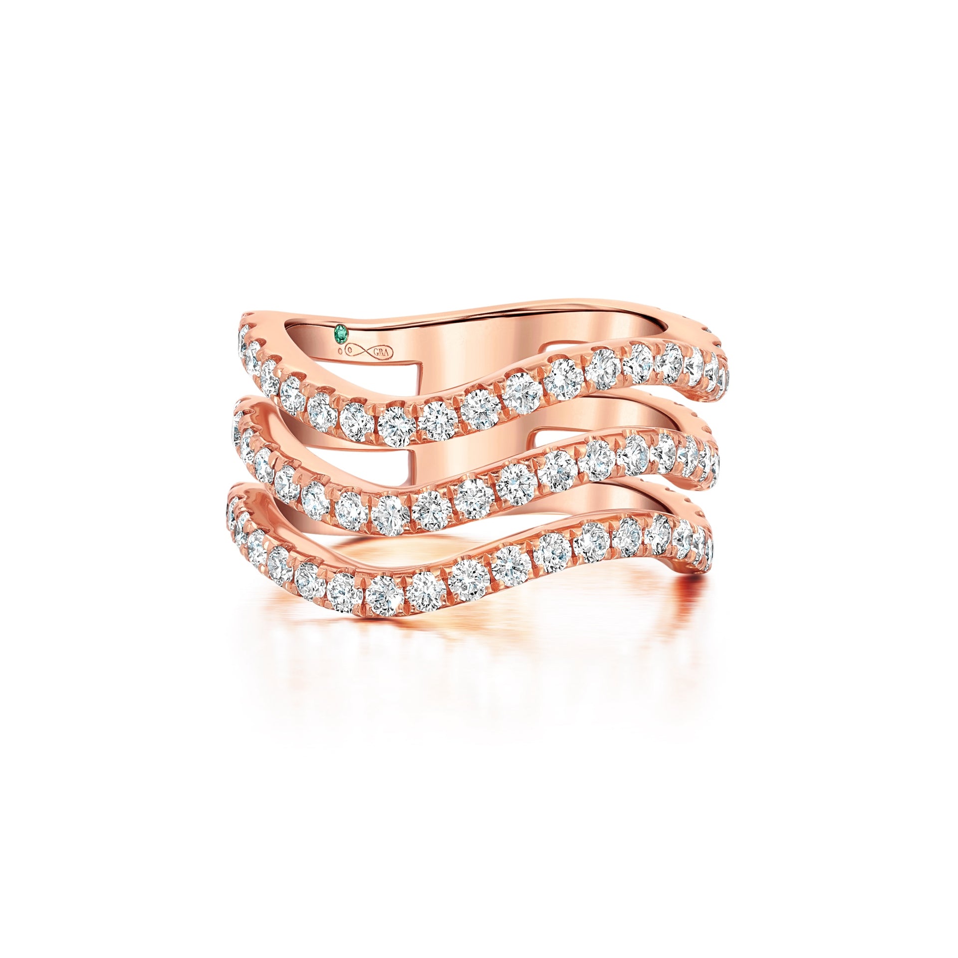 Rio Diamond Triple Band Ring – Graziela
