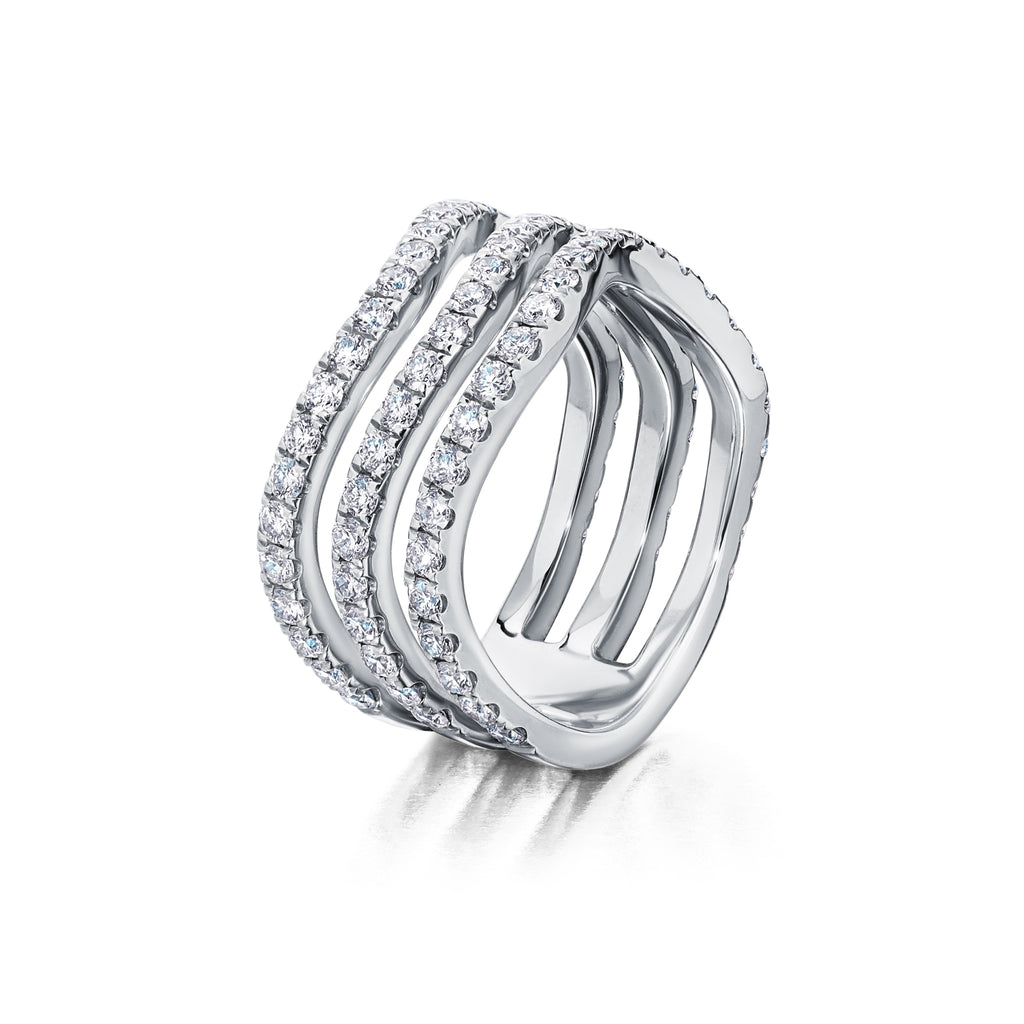 Rio Diamond Triple Band Ring – Graziela