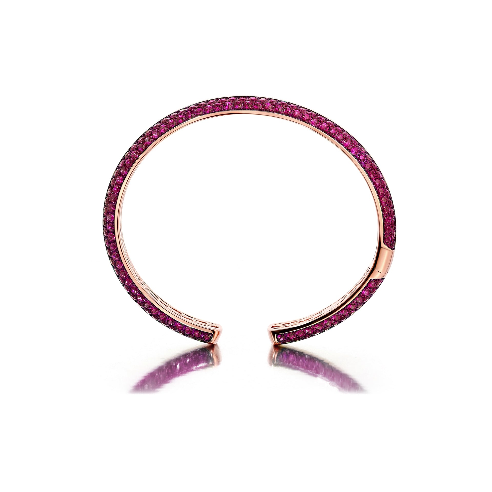 Ouro Pink Sapphire Bangle – Graziela