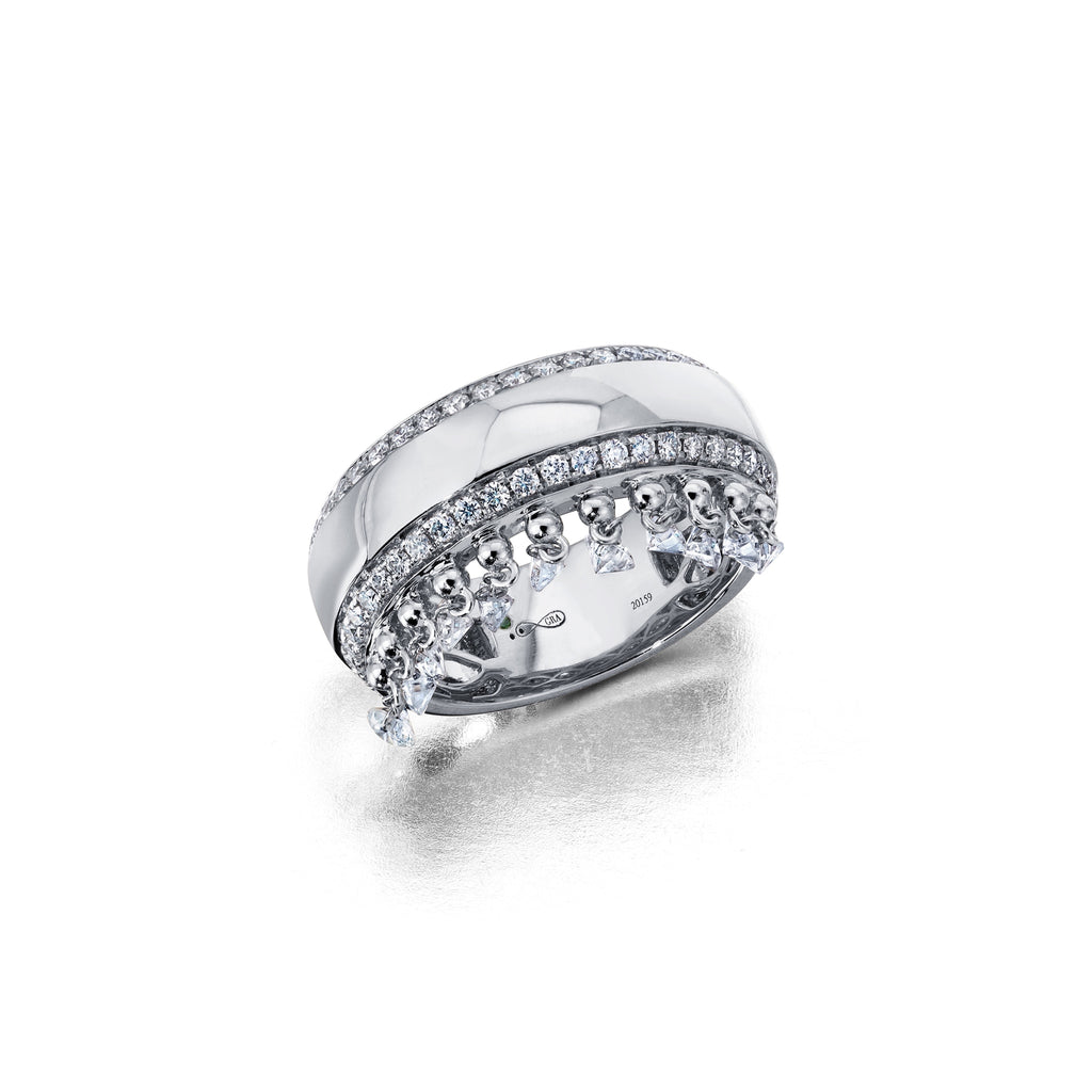 Floating Diamond Cigar Band – Graziela